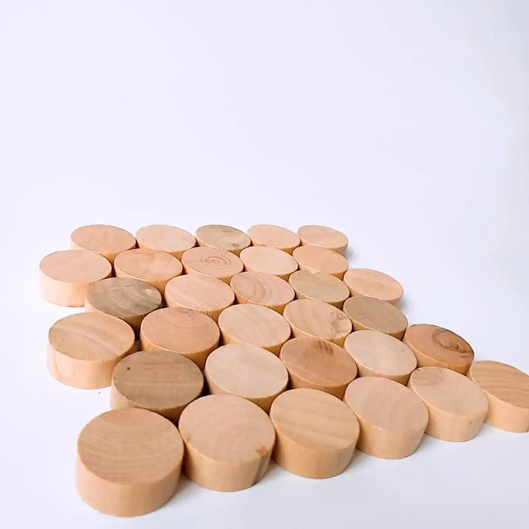 High Quality Wooden Disc For Craft Natural Unfinished Wooden Disc For ...