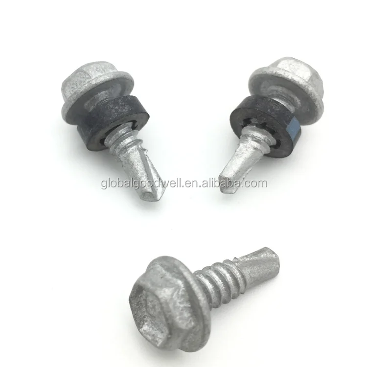 Class 4 Galvanised Climaseal 10-16X16 Hex Head Roof Screw