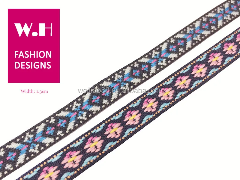 Ethnic Ribbon Fashion Colorful Ribbon For Women's Garment - Buy Custom ...