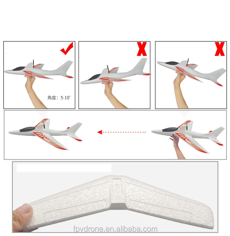 Hand Throwing Plane EPP Material RC Airplane Model Glider