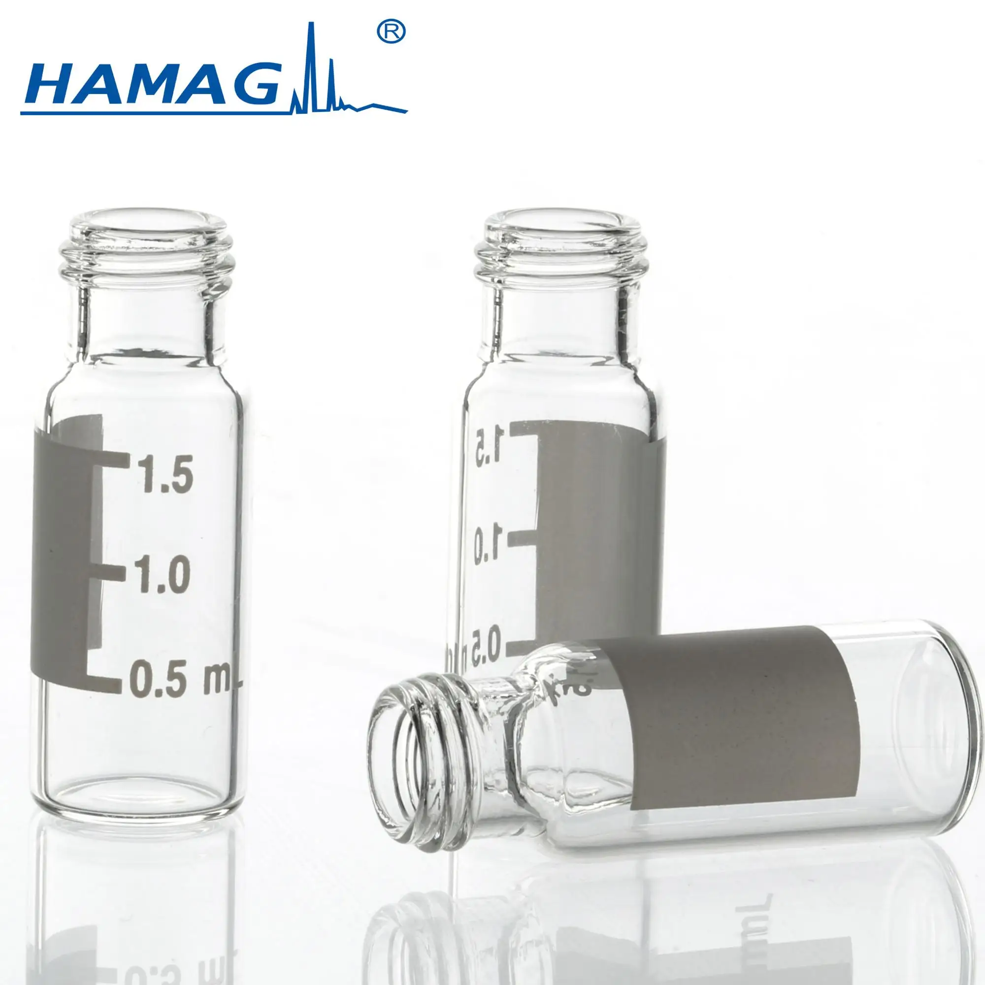 Hamag 2ml 9-425 Hplc Gcms Clear Autosampler Screw Vial For Sale - Buy 2ml 9-425 Hplc Glass Vial ...