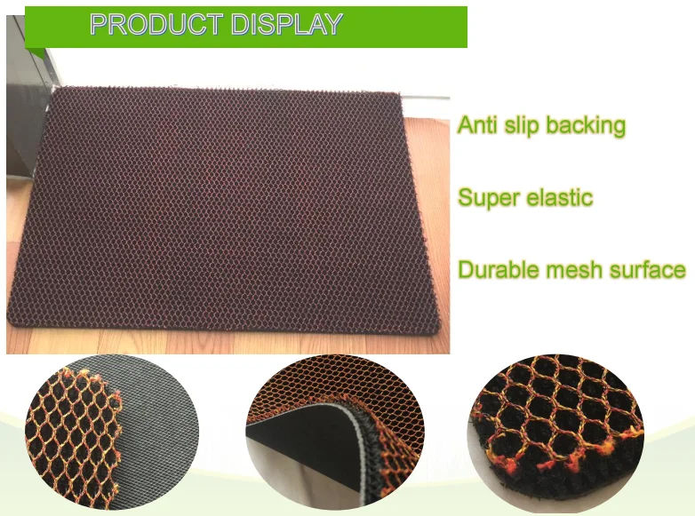 High Quality Durable Plastic Mesh Carpet Anti Slip Pvc Floor Mat - Buy ...
