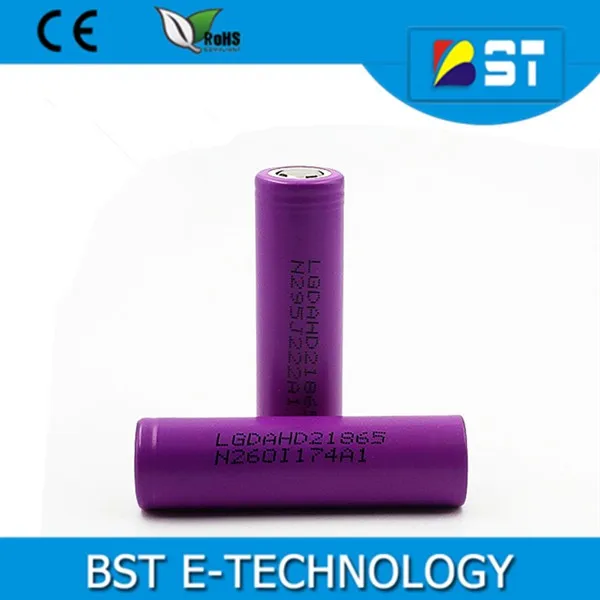 Lg 18650 Li-ion Rechargeable Battery Lg Chem Icr18650 Hd2 Lgdahd21865 3 ...