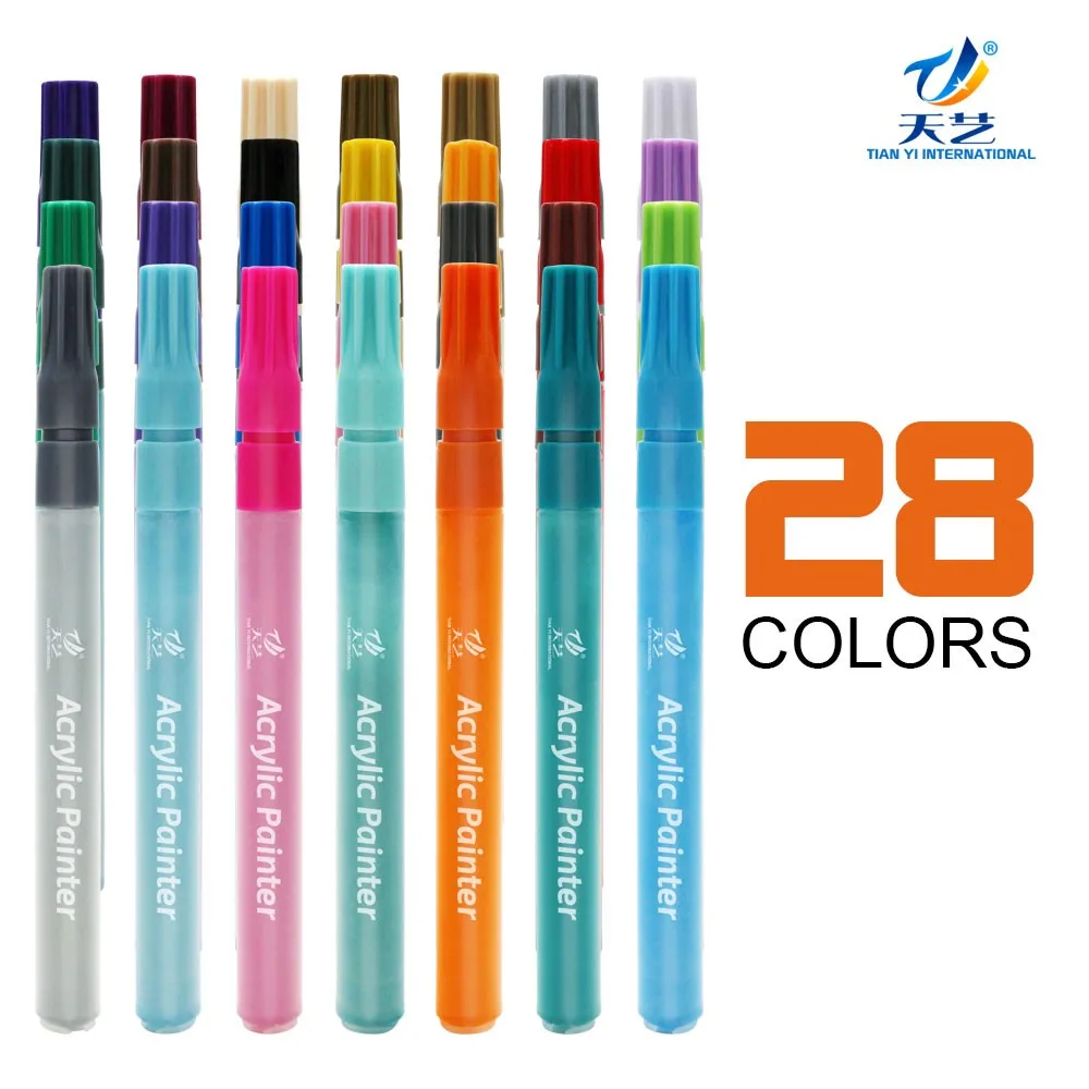 Oem Mini Permanent Markers Pen Assorted Colors Marker Pens Set For Any ...