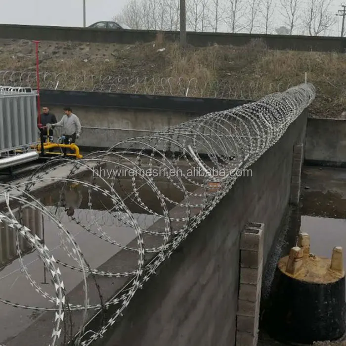 Cross Razor Razor Type Concertina Barbed Wire Galvanized Fake Razor ...