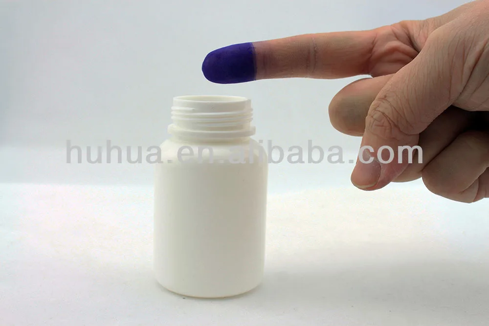 Election Ink For Voting Purple Color Indelible Ink With Sliver Nitrate ...