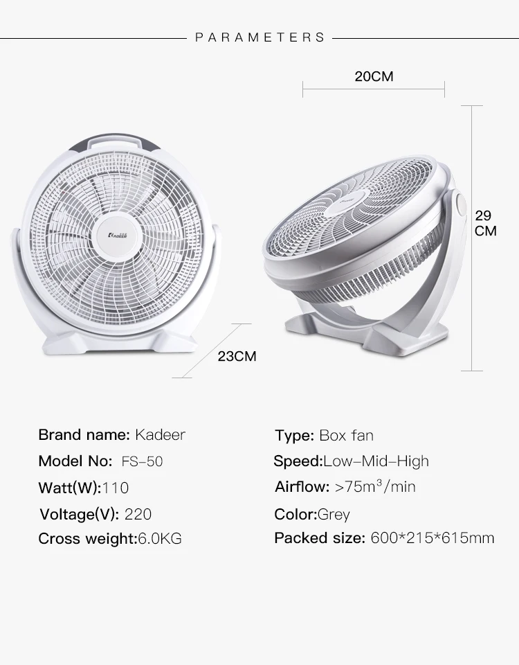 Wholesale Cheap Price 220v Electrical Industrial Fan And Household Fan ...