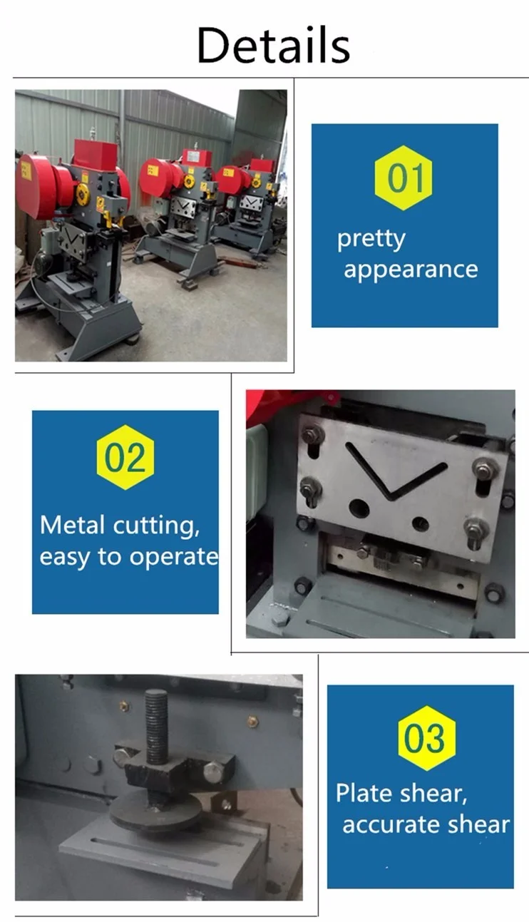 Hydraulic Ironworker Machine - Small Punching & Shearing