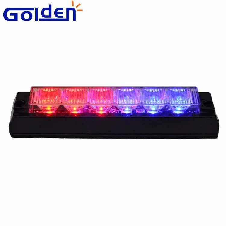 Small 6 Led Strobe Warning Emergency Vehicle Flashing Light For Trucks ...