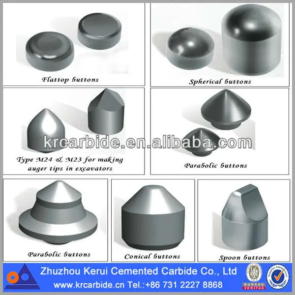 Tungsten Carbide Round Serrated Inserts - Durable & Versatile