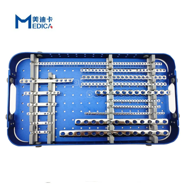Veterinary Animal Bone Plate Set - Orthopedic Instruments