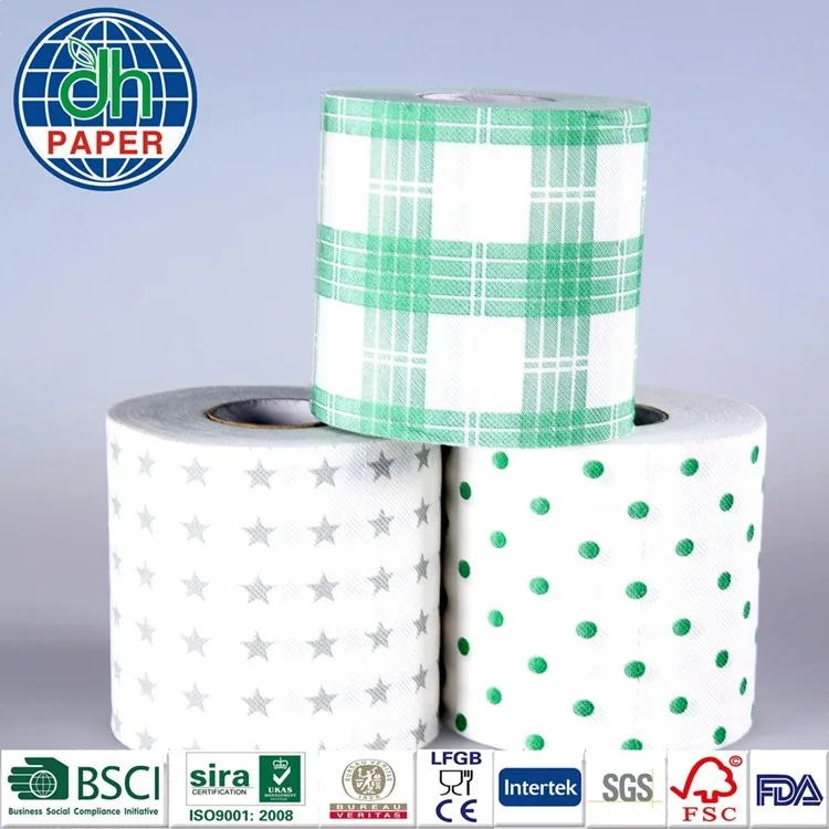 Flower Pattern Toilet Roll - Buy Toilet Paper Roll,Printed Toilet Paper ...