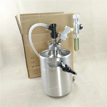 Co2 Beverage Dispenser For 64oz 2l Capacity Stainless Steel Tapping ...