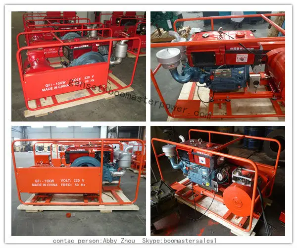 Single Phase Belt Driven Generator With Diesel Engine - Buy Single ...