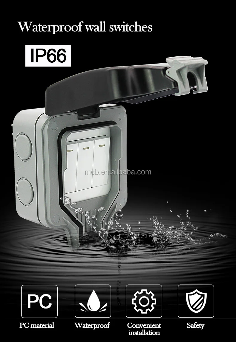 Mps32 Weatherproof Switch 3 Gang 2 Way 16a Ip66 - Buy Weatherproof ...