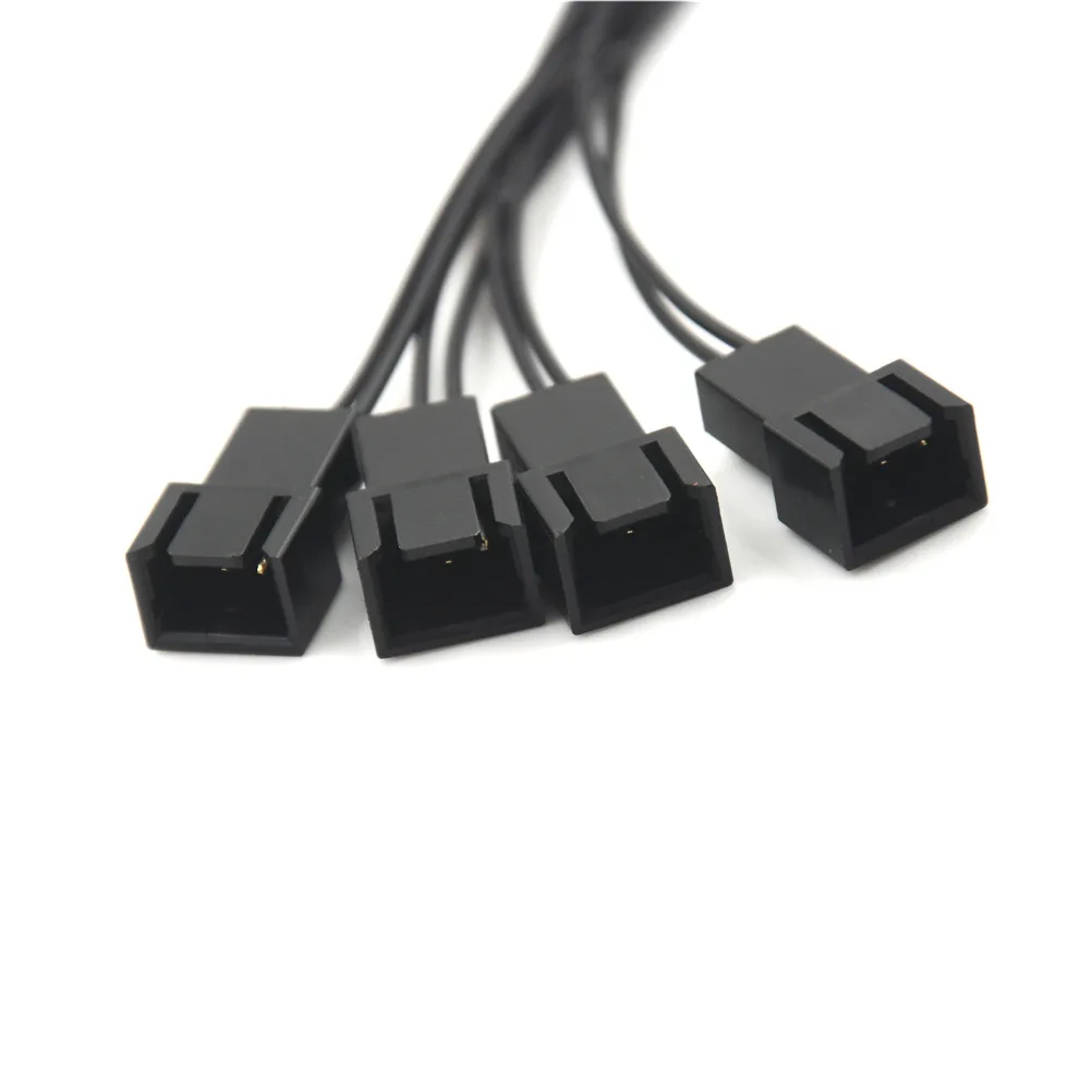 12v 5v Dc Cpu Pc 케이스 팬 4 핀 Molex 3 핀 팬 전원 케이블 어댑터 커넥터 컴퓨터 냉각 팬 케이블