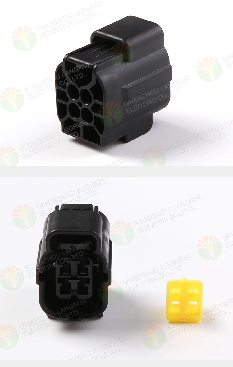 174257-2 Auto Connector Housing 4 Pins Female Waterproof Connector For Peugeot Citroen Dj7042y-1 ...
