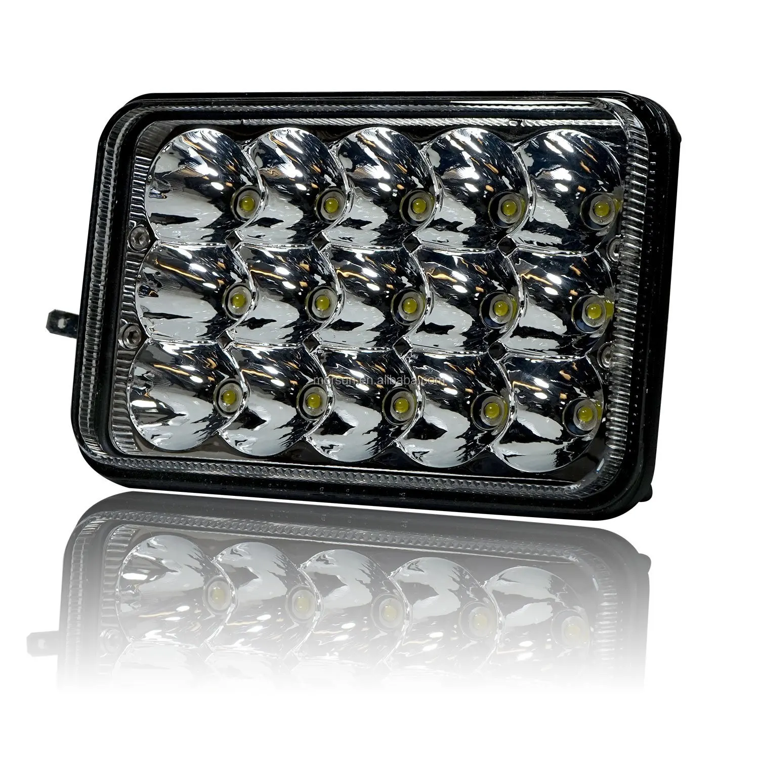 4x6" 45w Led Headlight Square Rectangular Led Head Lamp High / Low Beam ...