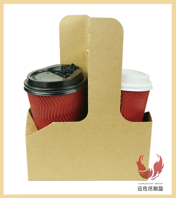 Cardboard Paper Coffee Cup Holder Tray - Buy Coffee Cup Holder Tray ...