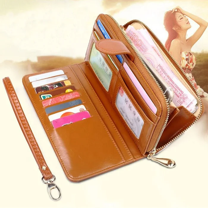 Hot Sale High Quality Ladies Long Wallet Women Purse Fashion Wallets ...