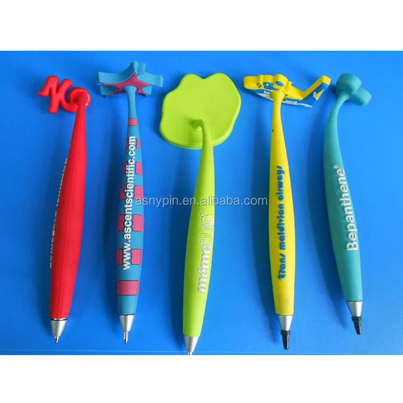 Custom Made 3d Rubber Plastic Pen With Magnet Magnetic Rubber Pen - Buy ...