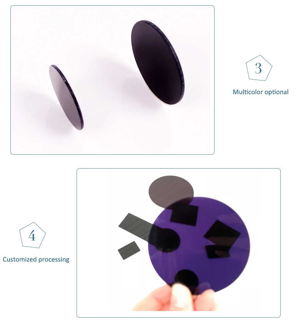 ZWB2 UV filter 365nm through optical black glass UV Filters Products ...