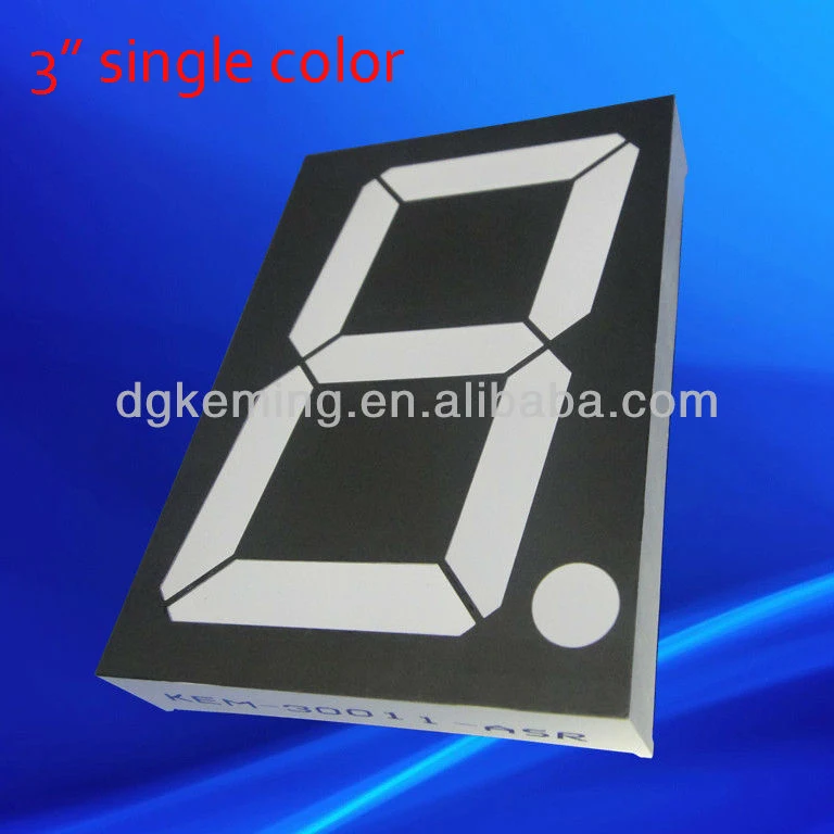 4 Inch Common Anode White 7 Segment Led Display 100mm - Buy 7 Segment ...