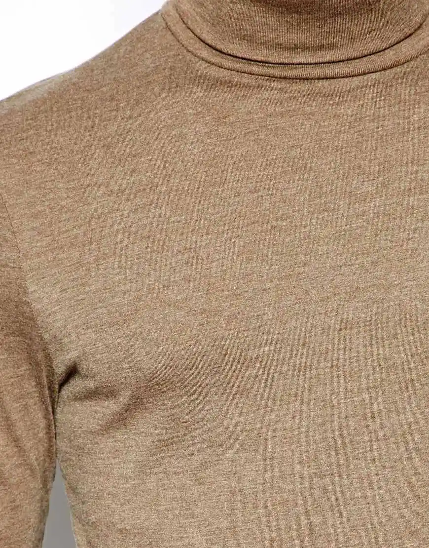 High Neck T Shirt For Men,Long Sleeve T Shirt With Roll Neck - Buy High ...