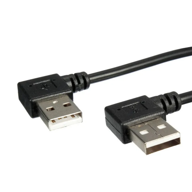 20cm Left/right Angled 90 Degree Usb 2.0 Type A Male To Female Usb ...