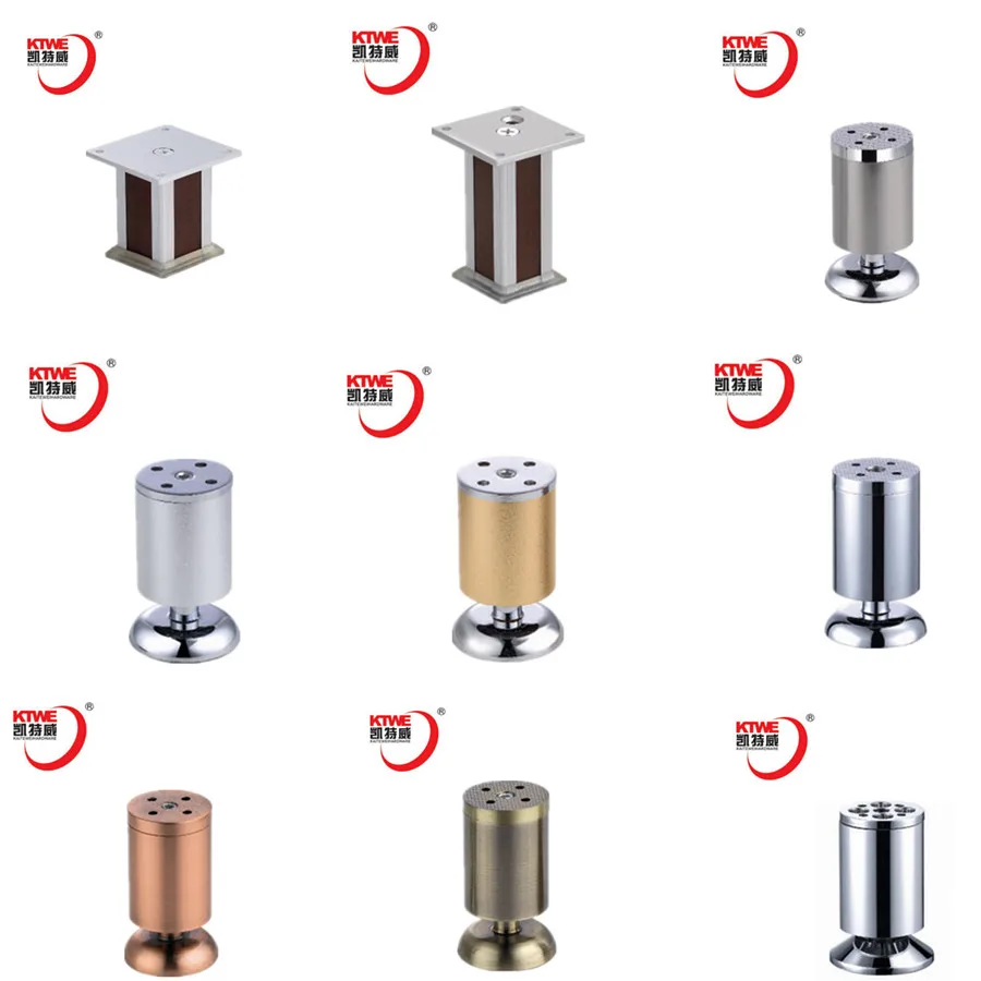 Height Adjustable Cabinet Footing - Durable Metal Legs