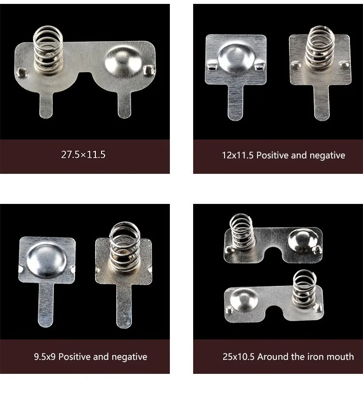 High Precision Battery Leaf Spring Contact Connector Nickel Plated ...