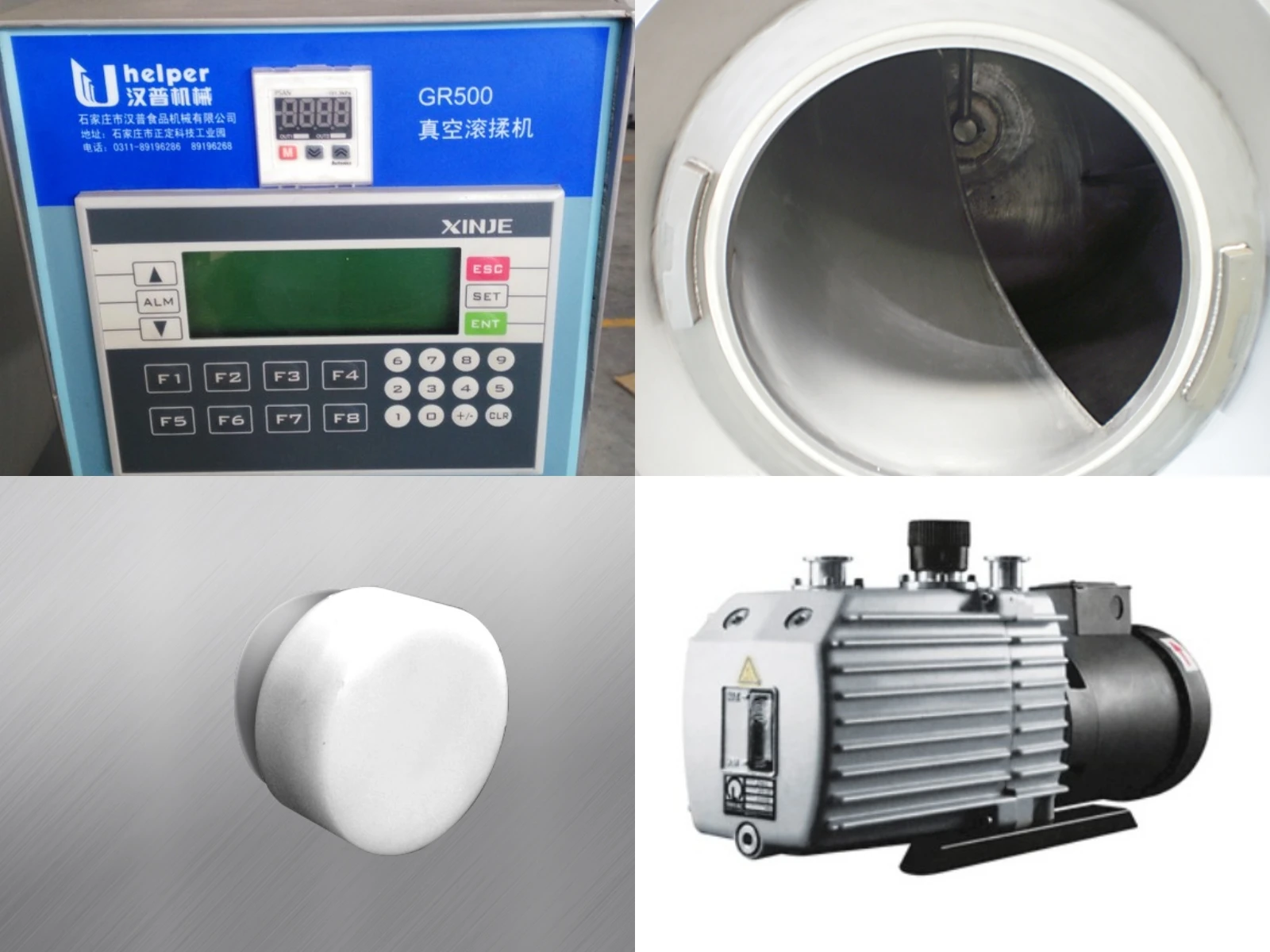 Vacuum Meat Tumbler Chicken Fish Pork Beef Raw Material Vacuum Tumbler ...