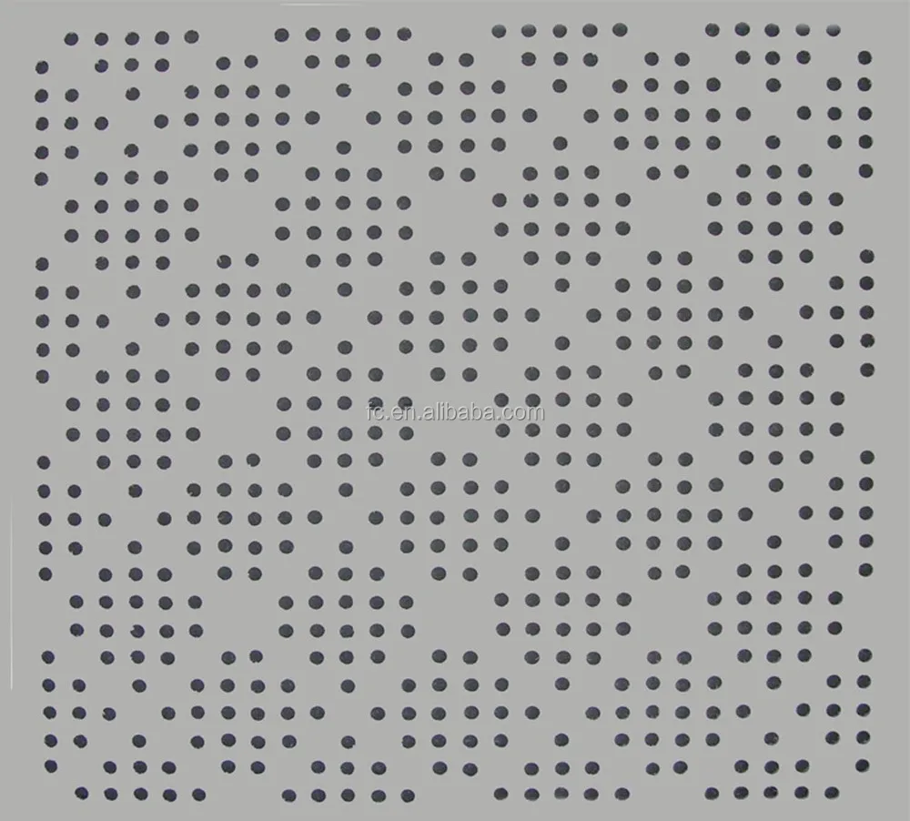 Pounch Perforated Acoustic Fiber Cement Panel - Buy Perforated Acoustic ...