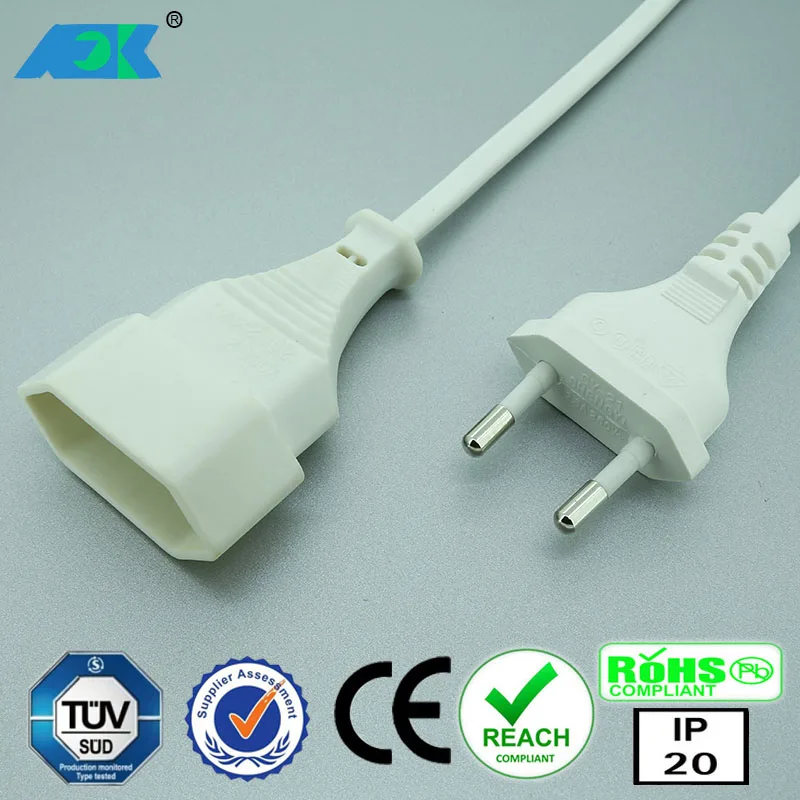 European Design Od7.6mm High Voltage Connector 230v 2.5a Tuv Connecting ...