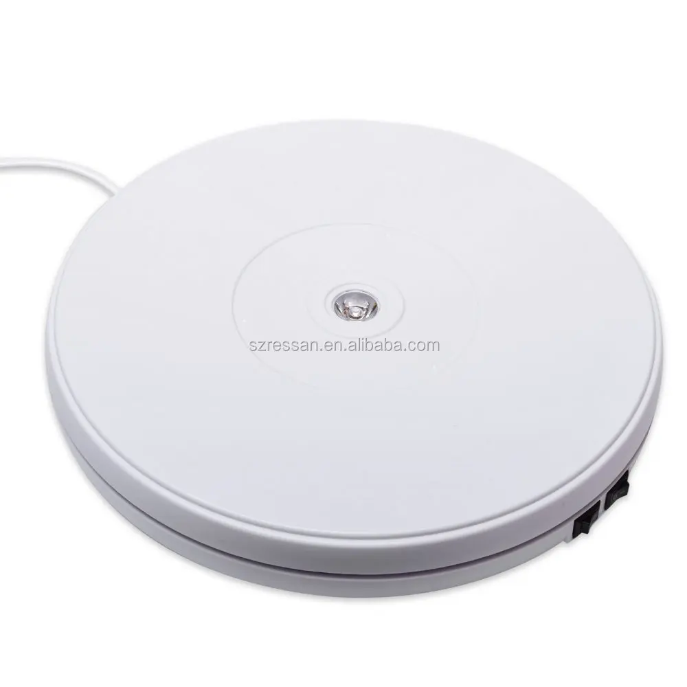 Electric 360 Degree Rotation Turntable with LED Light for Product ...