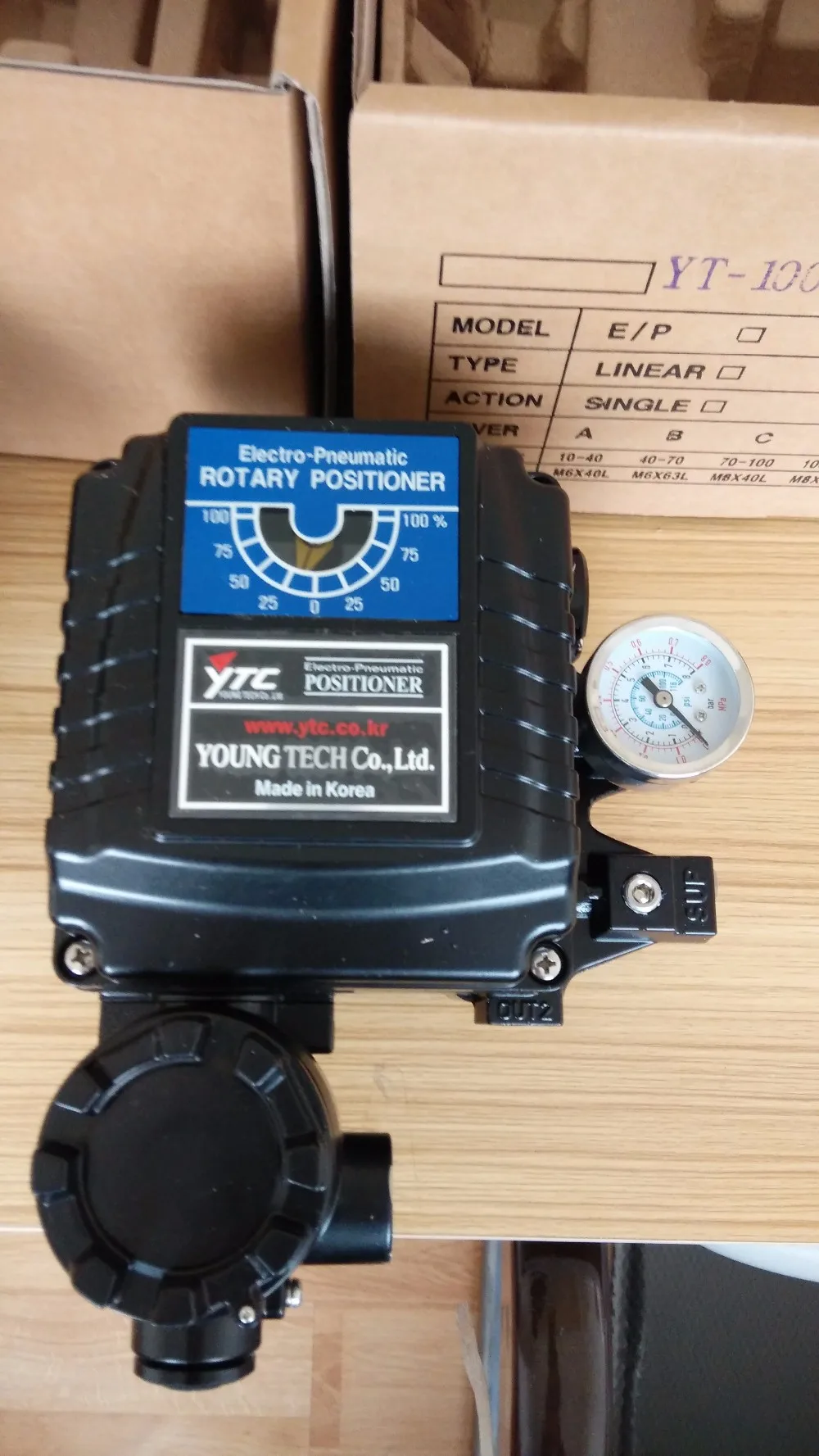Ytc Smart Valve Positioner,Stainless Steel 316 Pneumatic Servo,Yt-3400 ...