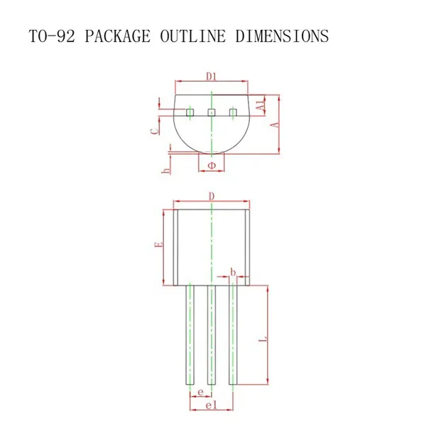 C1815 Npn Plastic-encapsulate Transistor To-92 Package - Buy C1815 Transistor,Package To-92 ...