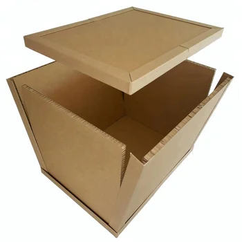 Flat Pack Fold Paper Honeycomb Cardboard Box - Buy Honeycomb Box ...