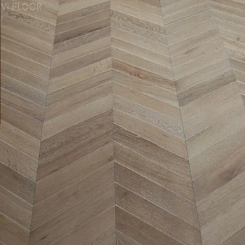 European Oak Engineered Brushed Chevron Flooring - Buy Chevron Flooring ...