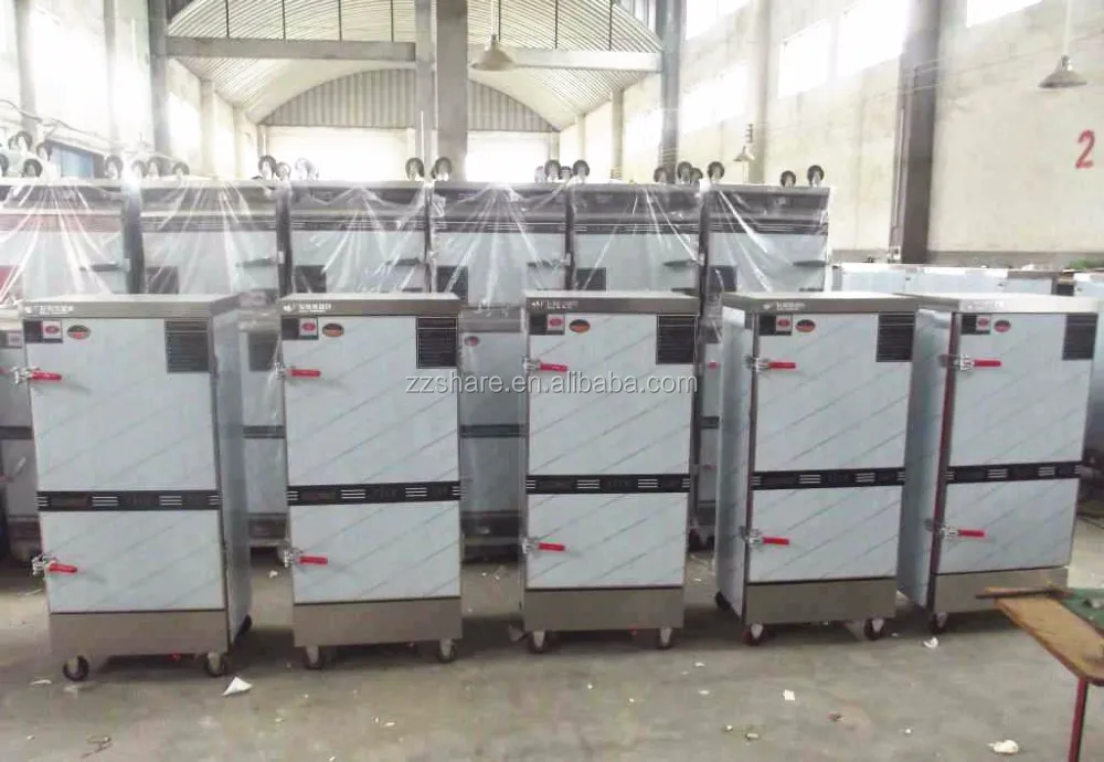 Commercial Rice Steamer Cooking Machine - Automatic Food Steaming Cabinet