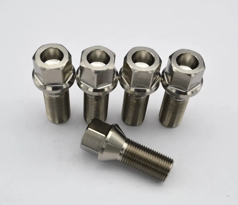 Gr5 Titanium Wheel Bolt M14*1.25/1.5*28mm - Buy Gr5 Titanium Wheel ...
