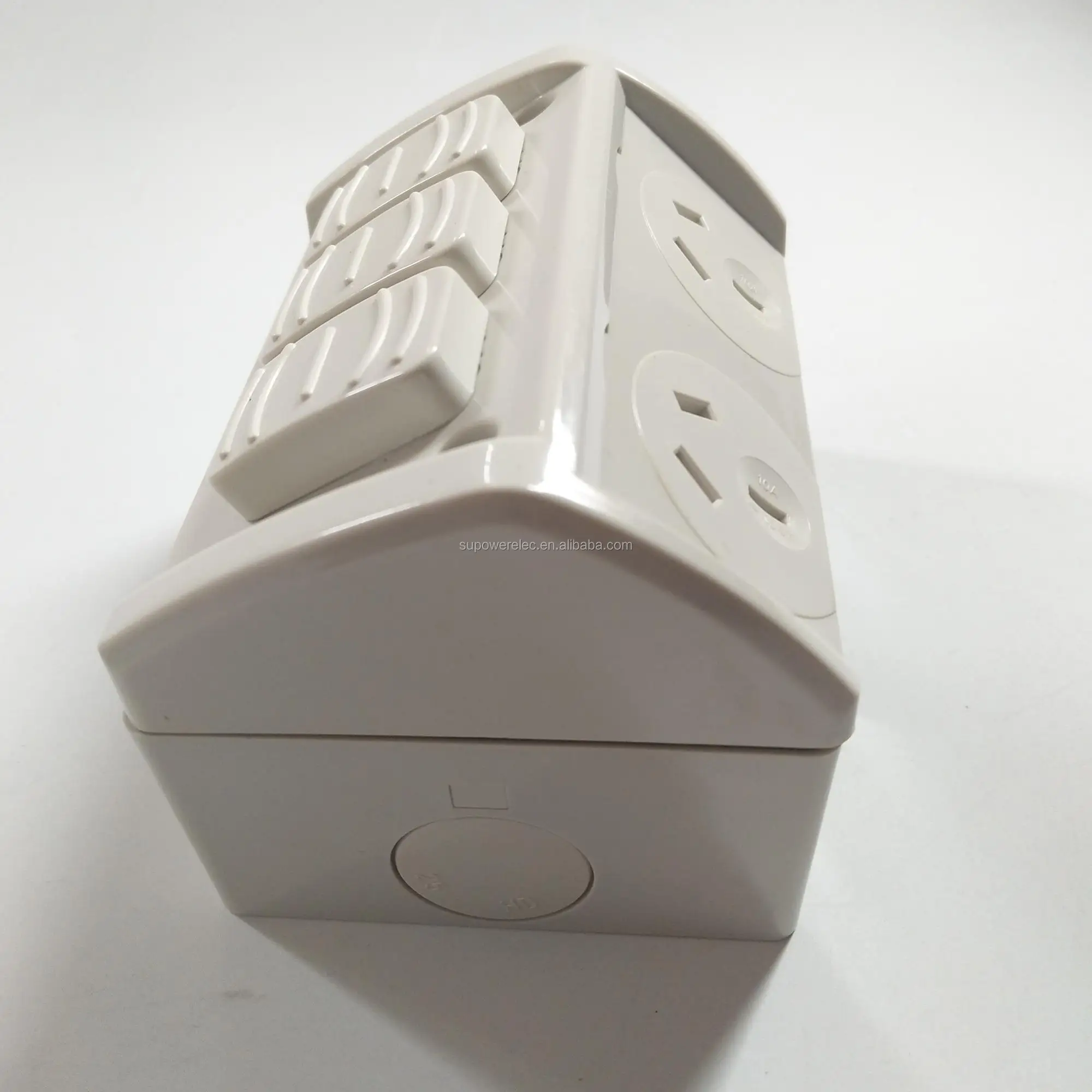 Supower 250V 2gang 10A Weatherproof GPO - Reliable Sockets