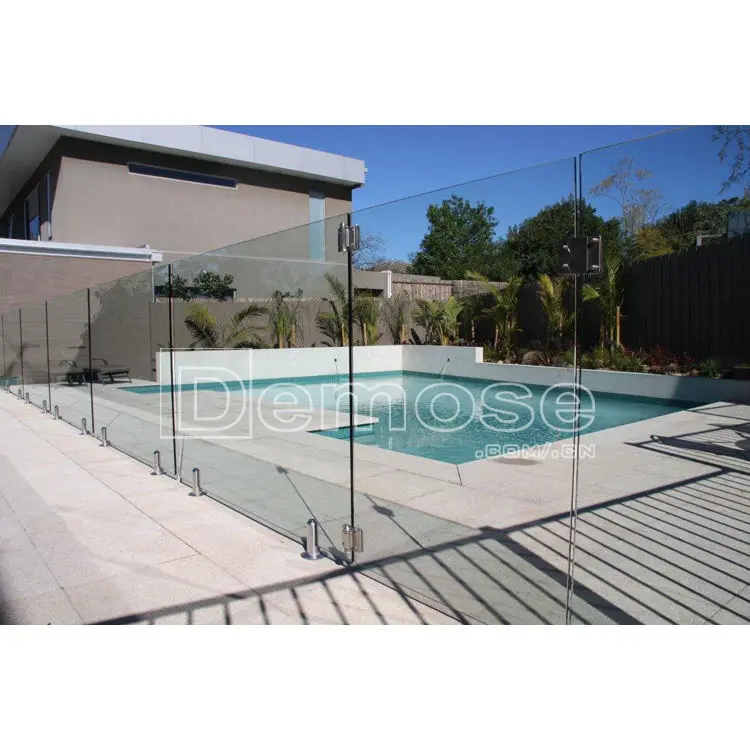 Swimming Pool Floor-to-ceiling Glass Guard Rail - Buy Pool Security ...