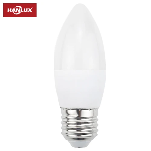Hanlux Best-selling Led Candle Light C37 F37 E14 E27 5w 6w 7w Led Bulb ...