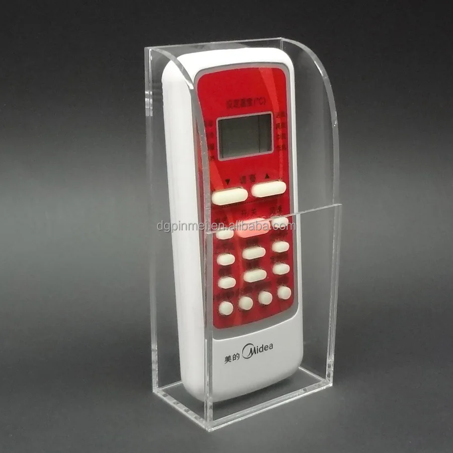 Plástico soporte de control remoto montado en la pared acrílico ...