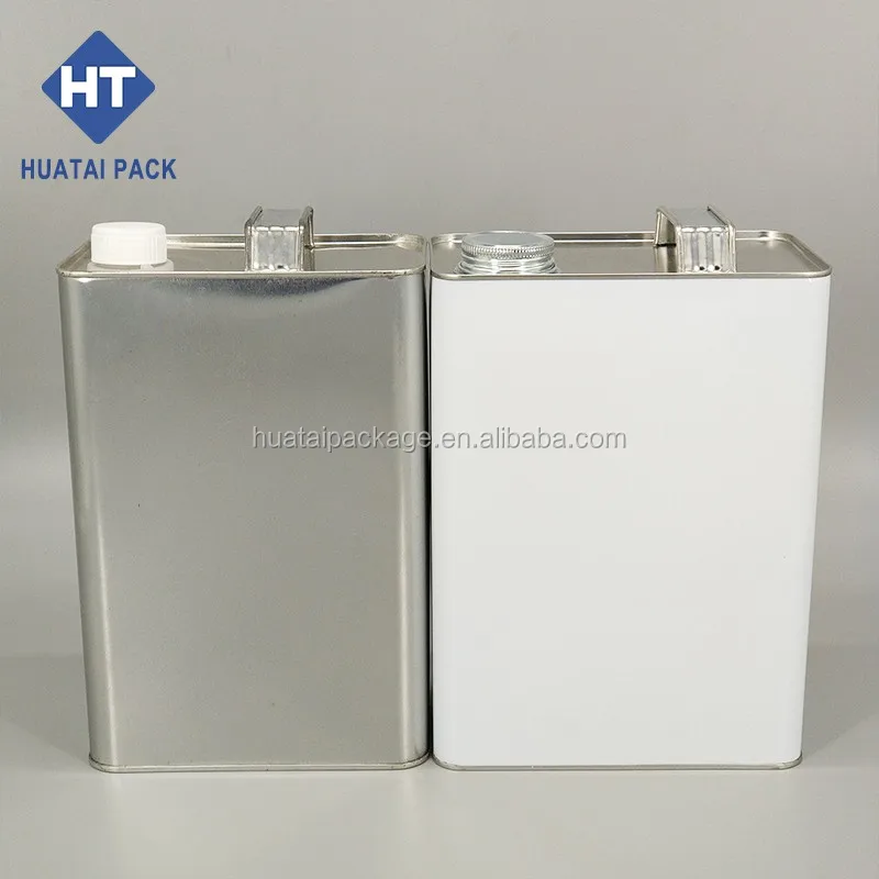 4l Square Motor Oil Drum With Metal Lid Engine Oil Can Manufacturer ...