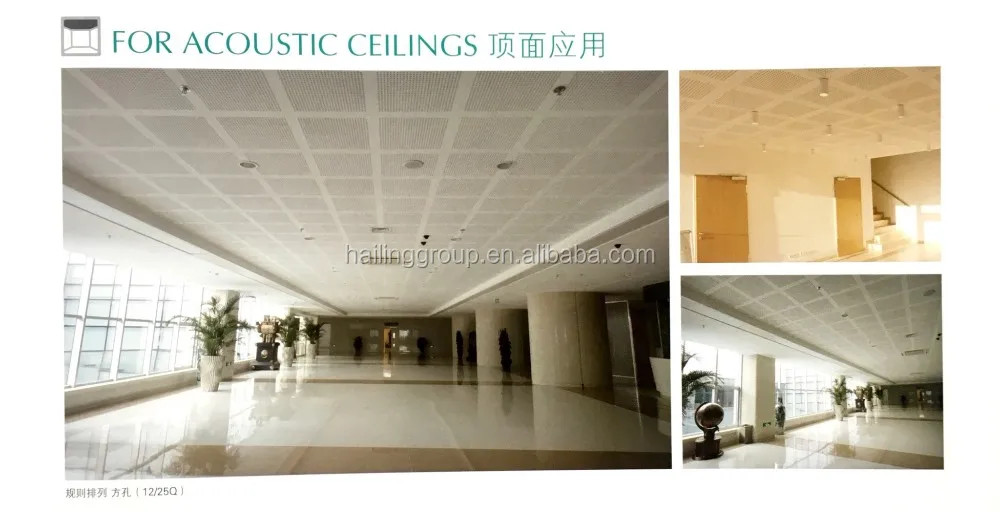 Acoustic Perforated Gypsum Ceiling Board Drywall Plasterboard| Alibaba.com