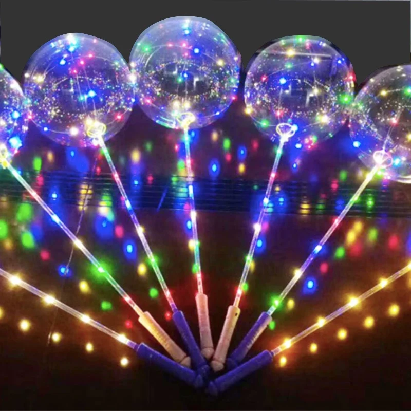 Wholesale 18" Led Bobo Balloon With Stick For Valentine's Day - Buy ...