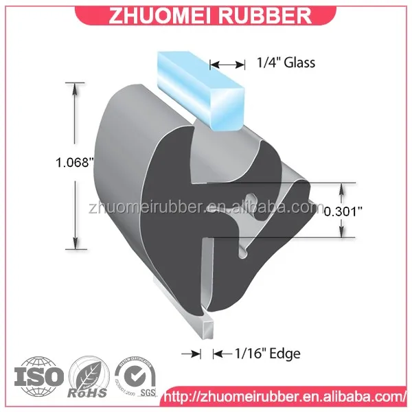 H Shaped Glazing Rubber Seal Profile - Buy H Rubber Profile,Glass ...