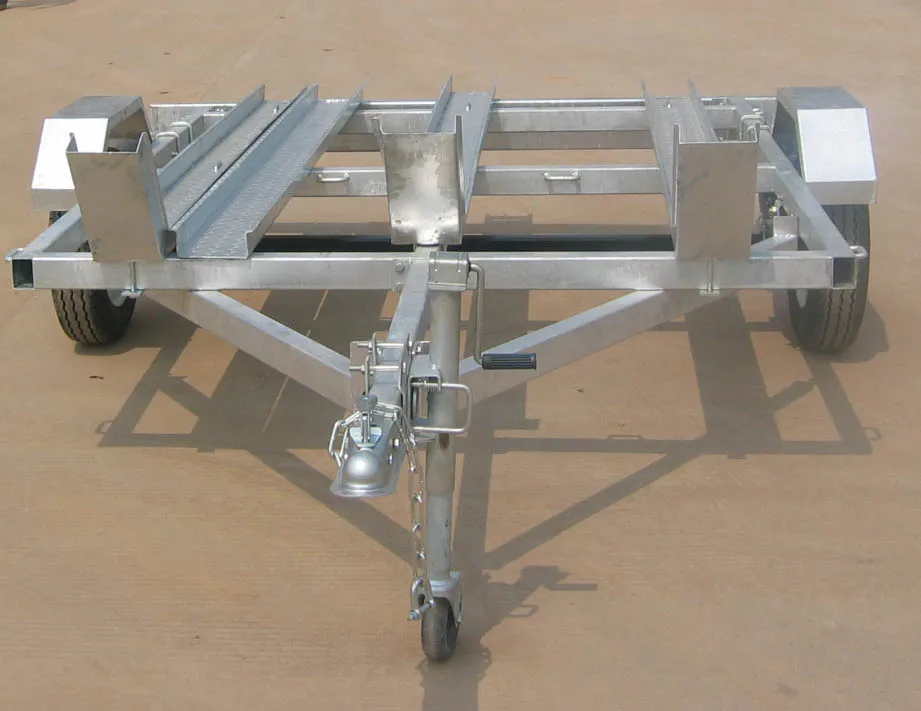 Dip Rails - Hot Dip Galvanized Motorcycle Trailer 3 Rails